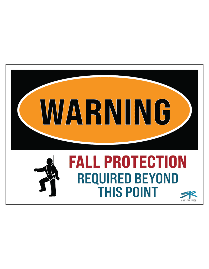 Warning (Fall Protection) - ACS